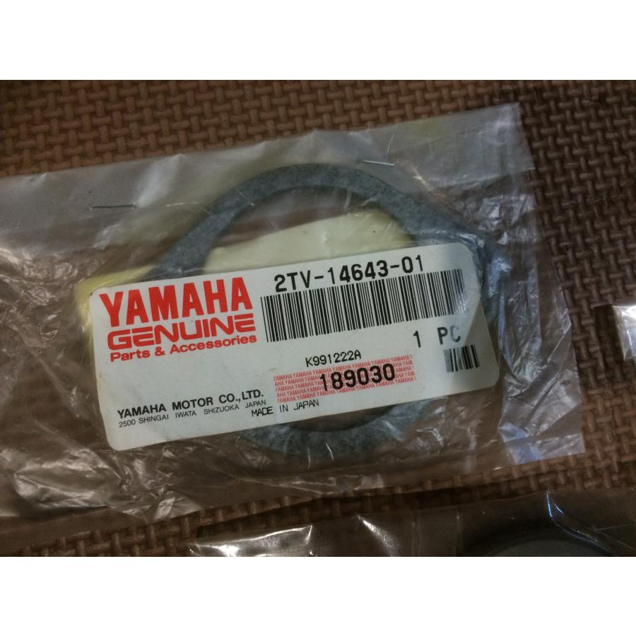 SDR200 エキゾーストパイプガスケット2TV-14613-00/マフラーガスケット2TV-14643-01/ナット90170-12370 ...