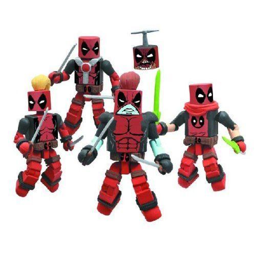 Marvel マーブル Minimates: Deadpool Corps Set フィギュア ダイキャスト 人形 minimates ...