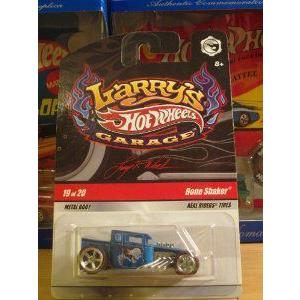 2009 Hot Wheels (ホットウィール) 1/64 Larry's Garage Green & Purple Bone Shaker (Lrw) Initialed Ch ...