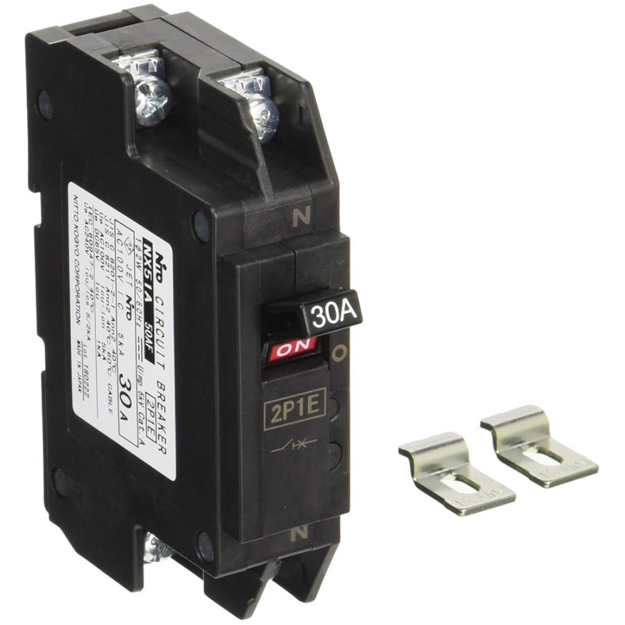 日東工業 スリムサーキットブレーカ 協約サイズ NX51A 2P 30A NX51A2P30A : ハッピーライフスタイルショップ - 通販 - Yahoo!ショッピング