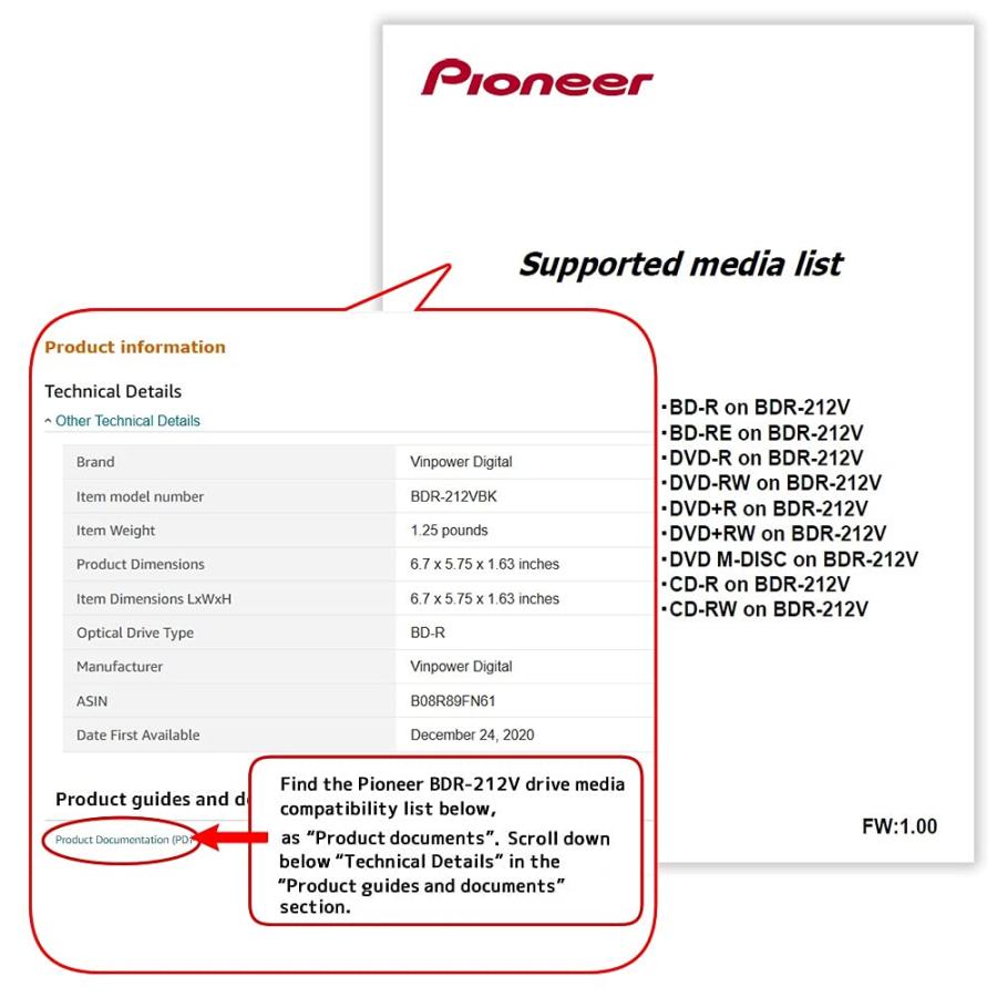 Vinpower Digital 内蔵型ブルーレイドライブ BDR-212V : b08r89fn61 : バリューセレクション - 通販 - Yahoo!ショッピング