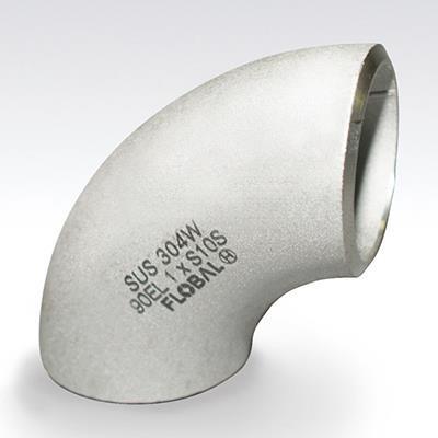 フローバル 2"(50A) ステンレス突合せ溶接管継手 90゜エルボ(ロング) Sch10S SUS304W B-90E(L)-10S-2" : ステンレス継手.com - 通販 ...