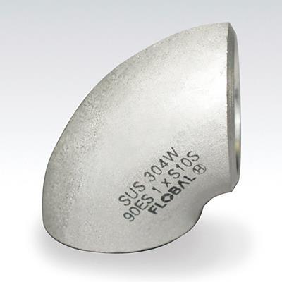 フローバル 2"(50A) ステンレス突合せ溶接管継手 90゜エルボ(ショート) Sch10S SUS304W B-90E(S)-10S-2" : ステンレス継手.com - 通販 ...