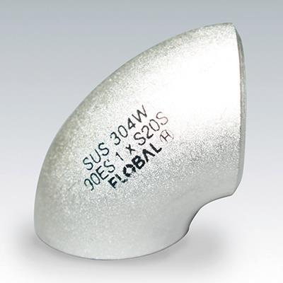 フローバル 2"(50A) ステンレス突合せ溶接管継手 90゜エルボ(ショート) Sch20S SUS304W B-90E(S)-20S-2" : ステンレス継手.com - 通販 ...