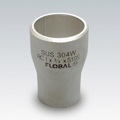 フローバル 65A×50A ステンレス突合せ溶接管継手 同心レジューサ Sch10S SUS304W B-R(C)-10S-2"1/2×2" : ステンレス継手.com - 通販 ...