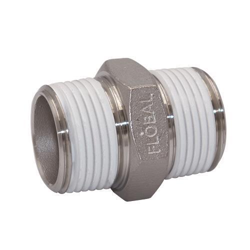 フローバル 3/8(10A)ステンレスねじ込み継手 六角ニップル シール剤付き V6N-03S SUS304 : ステンレス継手.com - 通販 - Yahoo!ショッピング