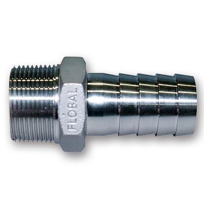 2"(50A)×Φ52.5 ホースニップル ステンレスSCS13A VCH-S13-16 : ステンレス継手.com - 通販 - Yahoo!ショッピング