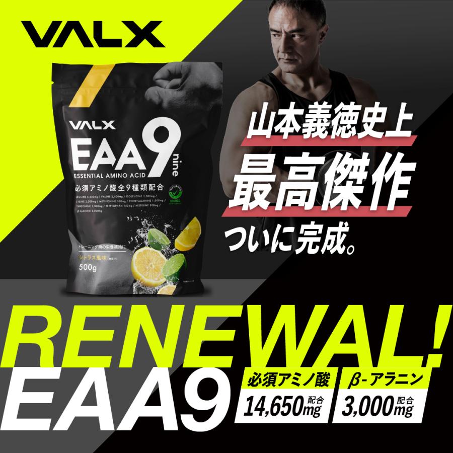 【公式】VALX EAA9 山本義徳 EAA アンチドーピング 選べる6種のフレーバー 500g アミノ酸 ベータアラニン 3000mg 筋トレ サプリ バルクス : eaa-litchi ...