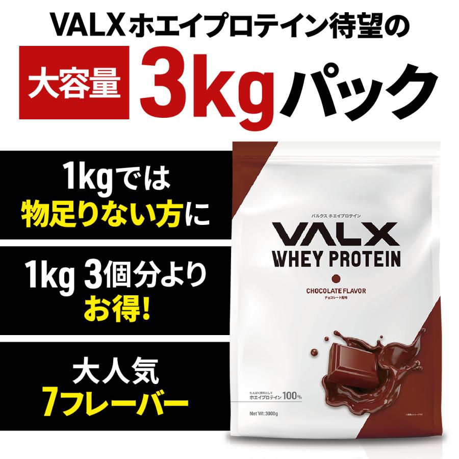 VALX バルクス ホエイプロテイン WPC 大容量 山本義徳 3kg 女性 男性 :setC-wpc-3kg:VALX ONLINE STORE - 通販 - Yahoo!ショッピング
