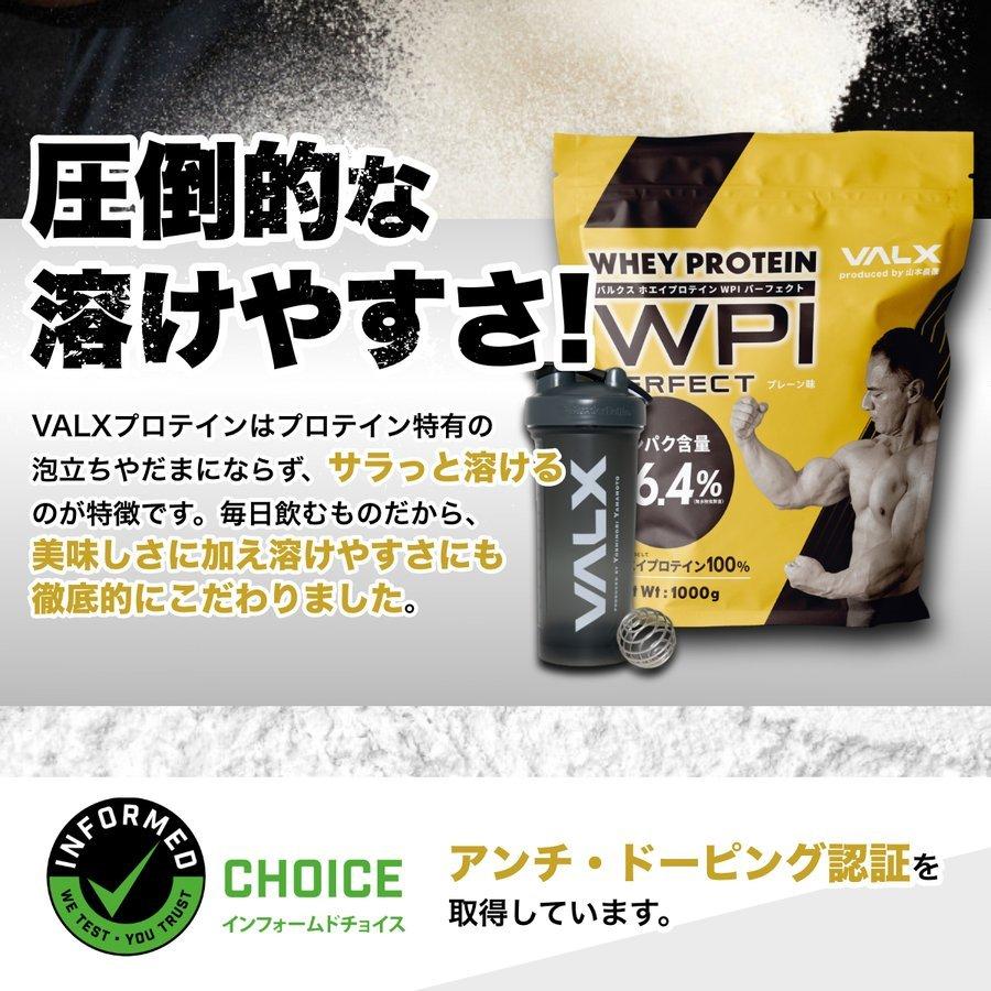 VALX プロテイン WPIパーフェクト 【6種類の味から選べるお得な2個セット】 1kg ×2袋 (2kg) 山本義徳 監修 プロテイン 1kg アイソレート ダイエット 筋トレ ...