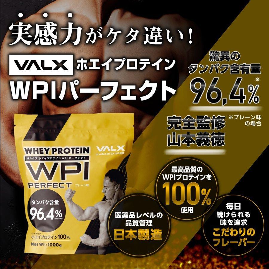 VALX プロテイン WPIパーフェクト 【6種類の味から選べるお得な2個セット】 1kg ×2袋 (2kg) 山本義徳 監修 プロテイン 1kg アイソレート ダイエット 筋トレ ...