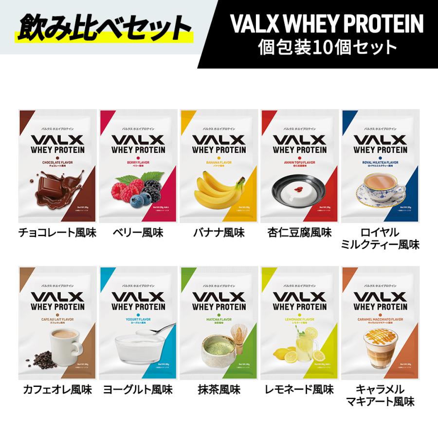 VALX (バルクス) ホエイプロテイン WPC コンプリートセット味 山本義徳 30g 10個 女性 男性 :wpc-ipkg-10set:VALX ONLINE STORE - 通販 ...