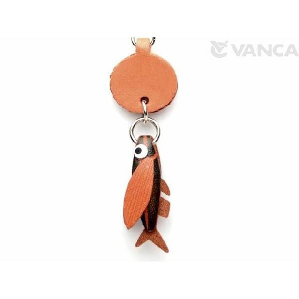 本革携帯 魚ストラップ トビウオ バンカクラフト 革物語 VANCA CRAFT レザー 手作り グッズ 雑貨 革小物 動物 魚 とびうお ...