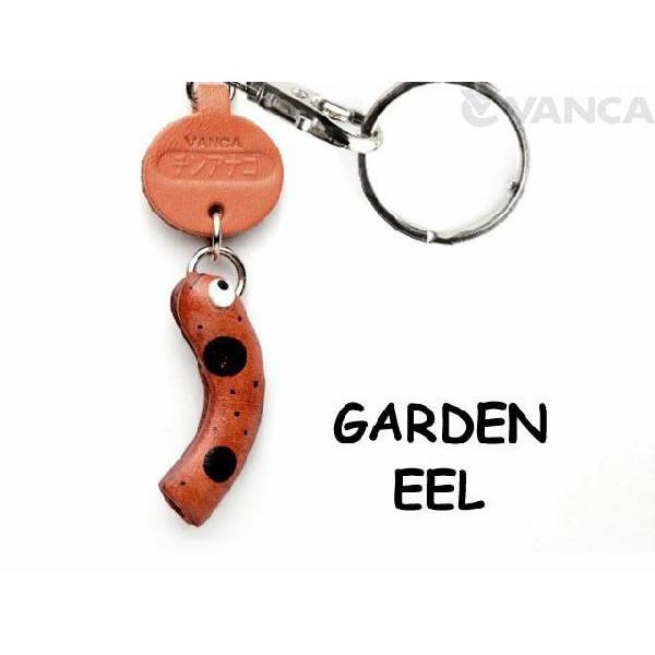 チンアナゴ 魚キーホルダー バンカクラフト 革物語 VANCA CRAFT レザー 手作り グッズ 雑貨 革小物 動物 魚 名入れ可 ...