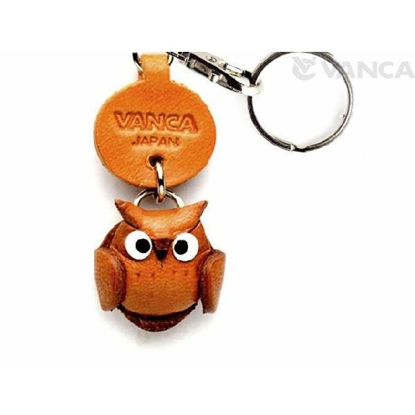 ふくろう 干支 キーホルダー バンカクラフト 革物語 VANCA CRAFT レザー 手作り グッズ 雑貨 革小物 十二支 梟 動物 鳥 ...