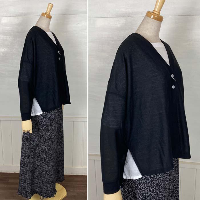 PUTI PRICE プチプライス UV梨地オーバーサイズカーディガン グレージュ/ラベンダー/イエロー/ブラック フリー : Vanillaオンラインストア - 通販 - Yahoo!ショッピング