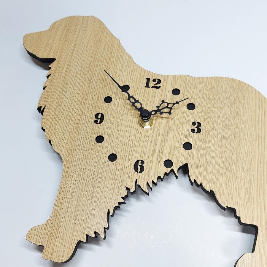 ワンちゃんシルエット時計 ゴールデンレトリーバー ベージュ 静音壁掛け時計 おしゃれ 職人が作る日本製 プレゼント 贈り物 :t-0018:VANIVOヤフー店 - 通販 - Yahoo!ショッピング