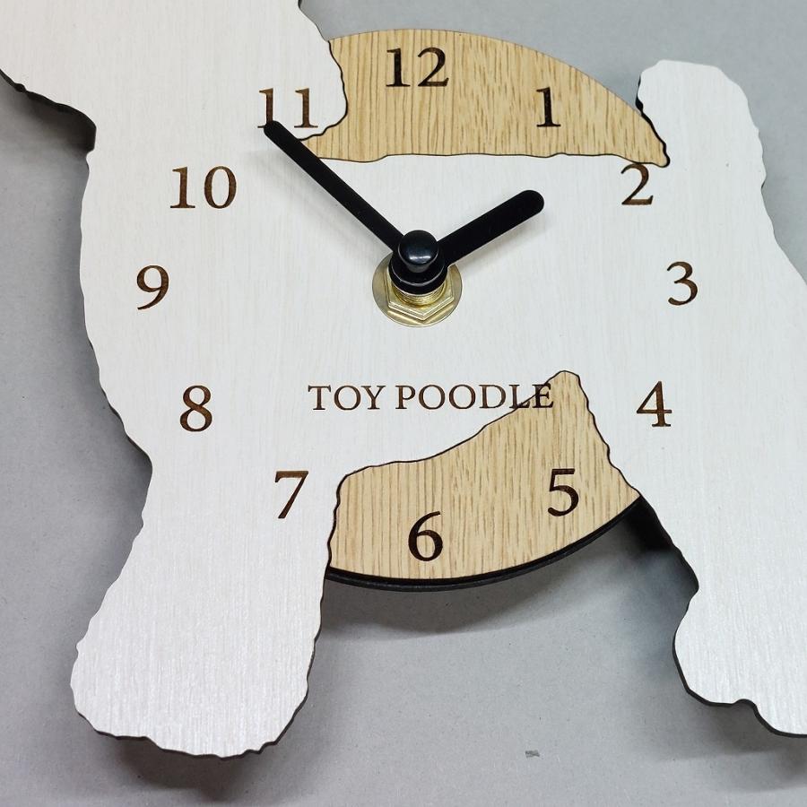 コンパクトワンちゃん置き時計・ 掛け時計 トイプードル 白 静音壁 掛け時計 おしゃれ 職人が作る 日本製 プレゼント 贈り物 : t-0031 : VANIVOヤフー店 - 通販 ...