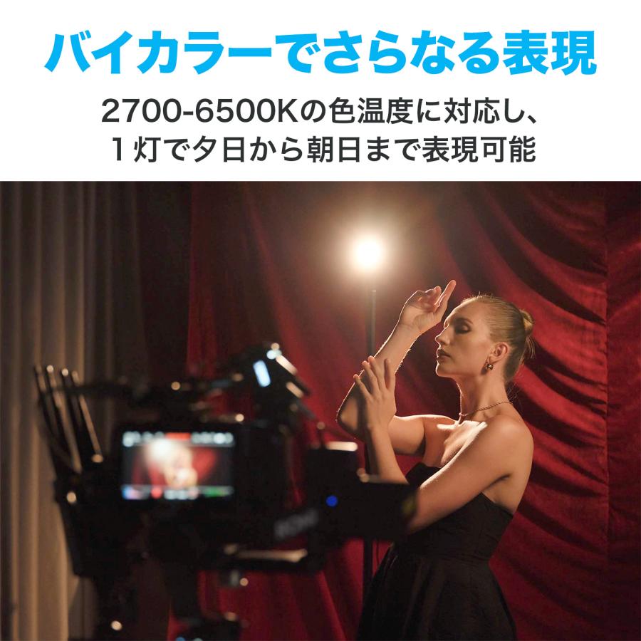 NANLITE FS-60B 撮影用ライト 70W バイカラー LEDスタジオライト スポットスポット 軽量コンパクト 色温度2700-6500K 国内正規品 : VANLINKS SHOP ...