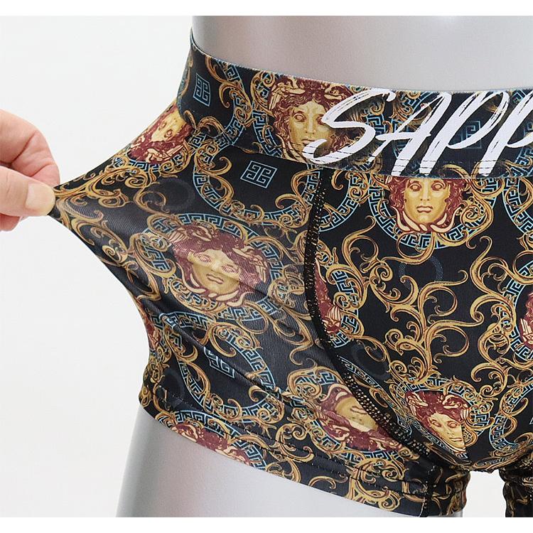SAPPY ボクサーパンツ メンズ 下着 パンツ 男性用 d-576 ボクサー 前とじ メデューサ : ステテコ パジャマ バンタン - 通販 - Yahoo!ショッピング
