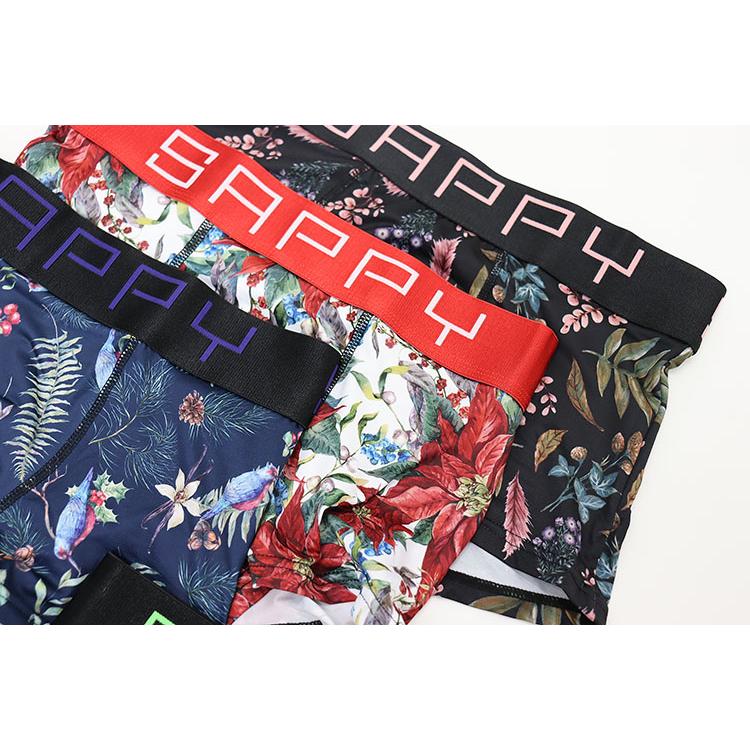 【6枚 セット】 SAPPY ボクサー 前とじ ボクサーパンツ おしゃれ メンズ パンツ 下着 福袋 : ステテコ パジャマ バンタン ...