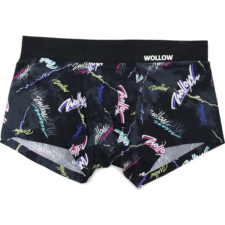 WOLLOW ワロー 【W-43】前とじ ボクサーパンツ メンズ 下着 ナイロン ブランド 人気 店長おすすめ メンズインナー パンツ : ステテコ パジャマ バンタン - 通販 ...