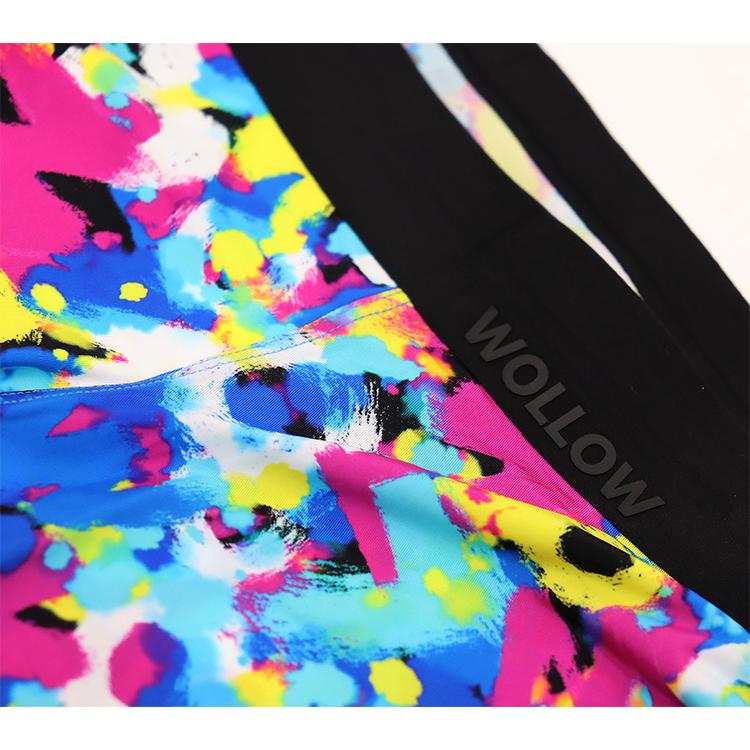 WOLLOW ワロー 【W-44】前とじ ボクサーパンツ メンズ 下着 ナイロン ブランド 人気 店長おすすめ メンズインナー パンツ :w-44blue:ステテコ パジャマ バンタン ...