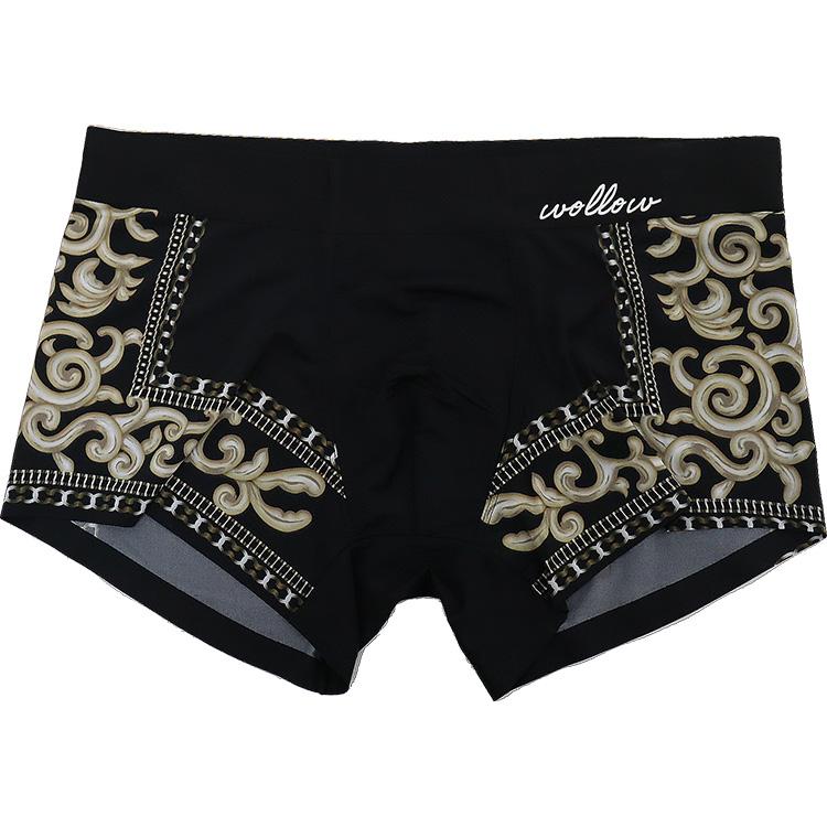 WOLLOW ワロー 【W-40】前とじ ボクサーパンツ メンズ 下着 ナイロン ブランド 人気 店長おすすめ メンズインナー パンツ : ステテコ パジャマ バンタン - 通販 ...