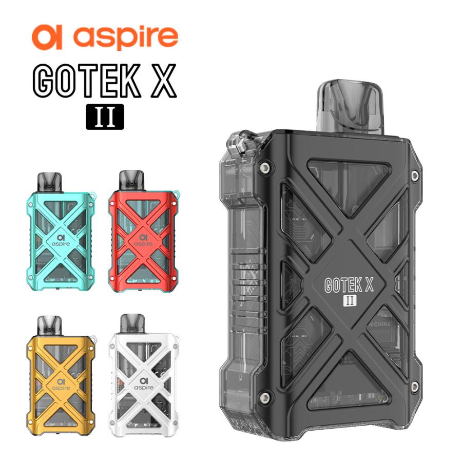 電子タバコ ベイプ Aspire GoTek X2 Kit ゴーテック エックス2 ベプログ VAPE ベープ 禁煙 : 電子タバコ専門店 ...