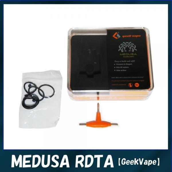 【GeekVape(ギークベイプ)】MEDUSA RDTA（メデューサ） 電子タバコ アトマイザー 爆煙 RTA VAPE 直ドリ 人気 ...