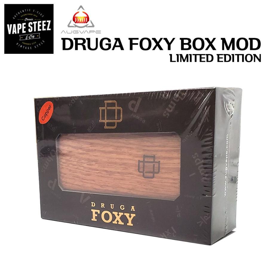 電子タバコ リキッド テクニカルMOD VAPE 18650 デュアルバッテリー BOXMOD DRUGA FOXY MOD 150W ...