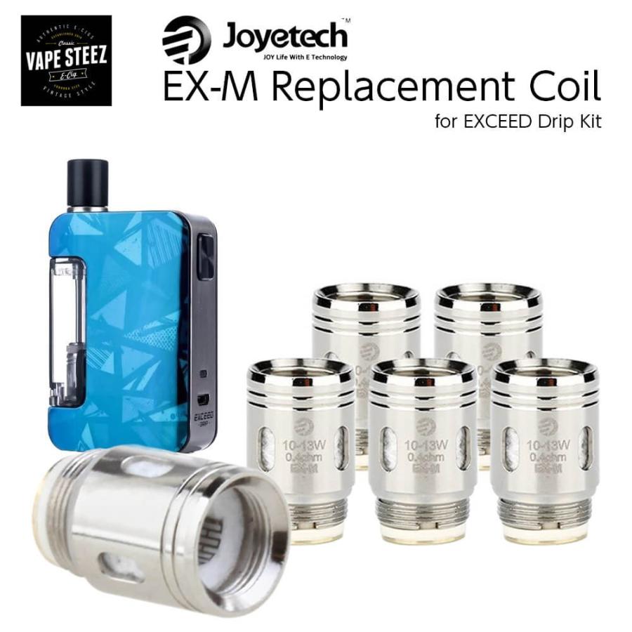 ジョイテック エクシード用 交換コイル EX-M Replacement Coil 5個入り 1SET : ex-m-coil : VAPE ...