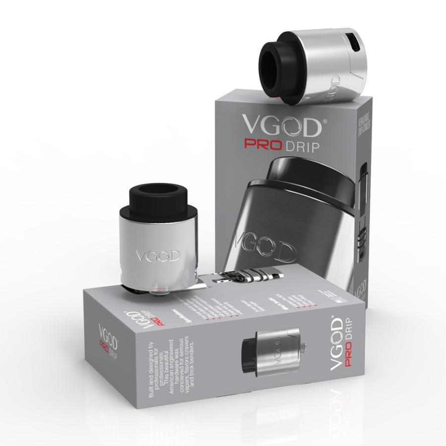 ( 送料無料 あすつく ) VGOD PRO DRIP RDA 24mm ブイゴッド プロ ドリップ ドリッパー 爆煙 VAPEトリック ...
