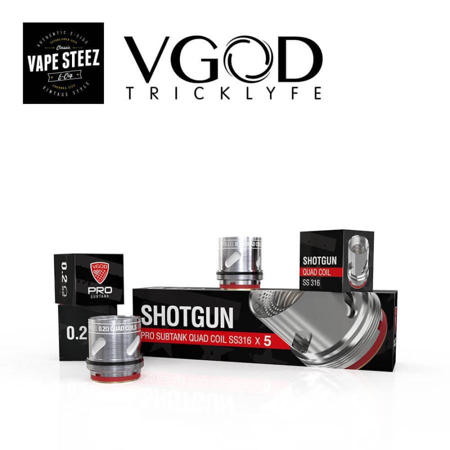 ( メール便で 送料無料 ) VGOD Pro SubTank SHOTGUN coli 5個入り ブイゴッド ショットガン スペア コイル ...