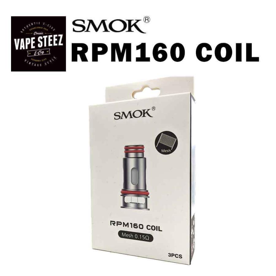 【送料無料】SMOK RPM160 COIL スモック アールピーエム コイル 3PCS : rpm160-coil : VAPE STEEZ ...