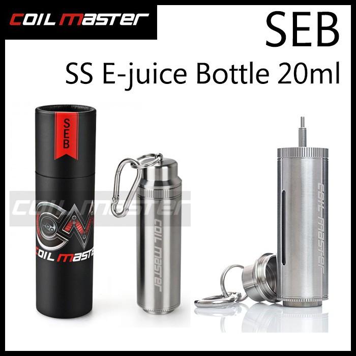COILMASTER (COIL MASTER) SEB (SS E-juice Bottle) 20ml リキッド用ステンレスボトル ...