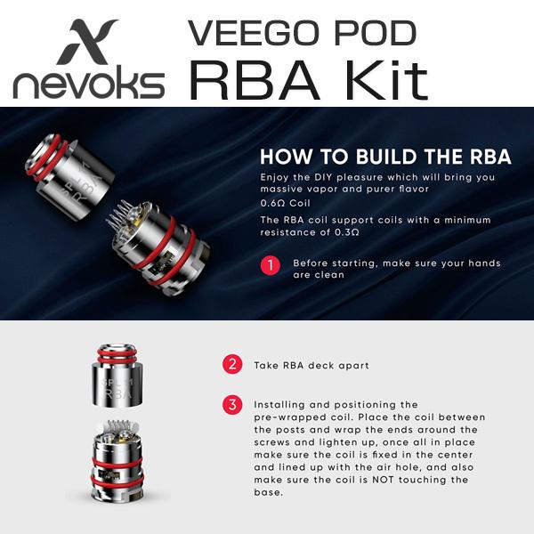 nevoks VEEGO POD RBA Kit (ビーゴ キット)【RBA】【電子タバコ】【VAPE】 : VAPEWORX ベイプワークス ...