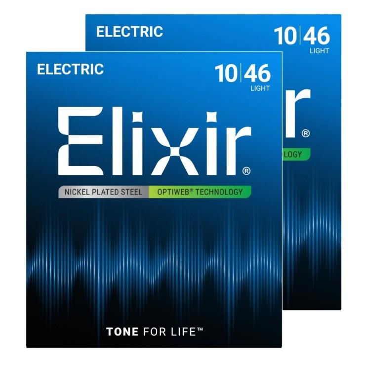 Elixir エリクサー エレキギター弦 OPTIWEB Light .010-.046 #19052 2個セット _ : YouShowShop - 通販 - Yahoo!ショッピング
