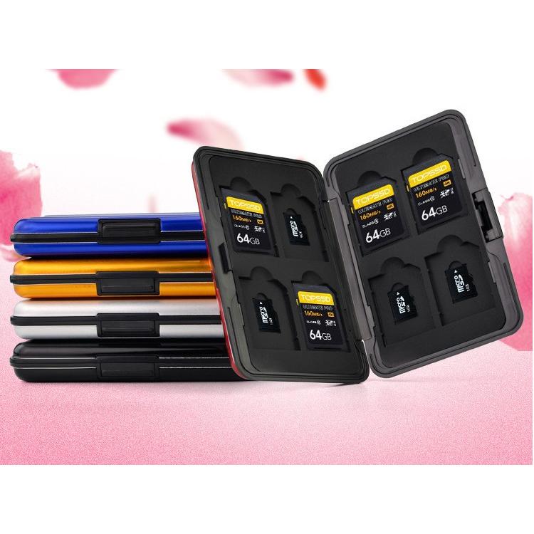 アルミ microSD SDカードケース SDx8枚 microSDx8枚 ブラック メモリーカード メディア ホルダー _. : YouShowShop - 通販 - Yahoo!ショッピング