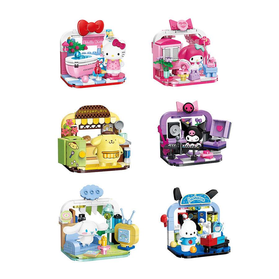 Keeppley K20849 Sanrio Characters HAVE FUN at HOME コンプリートセット(全6種 ...