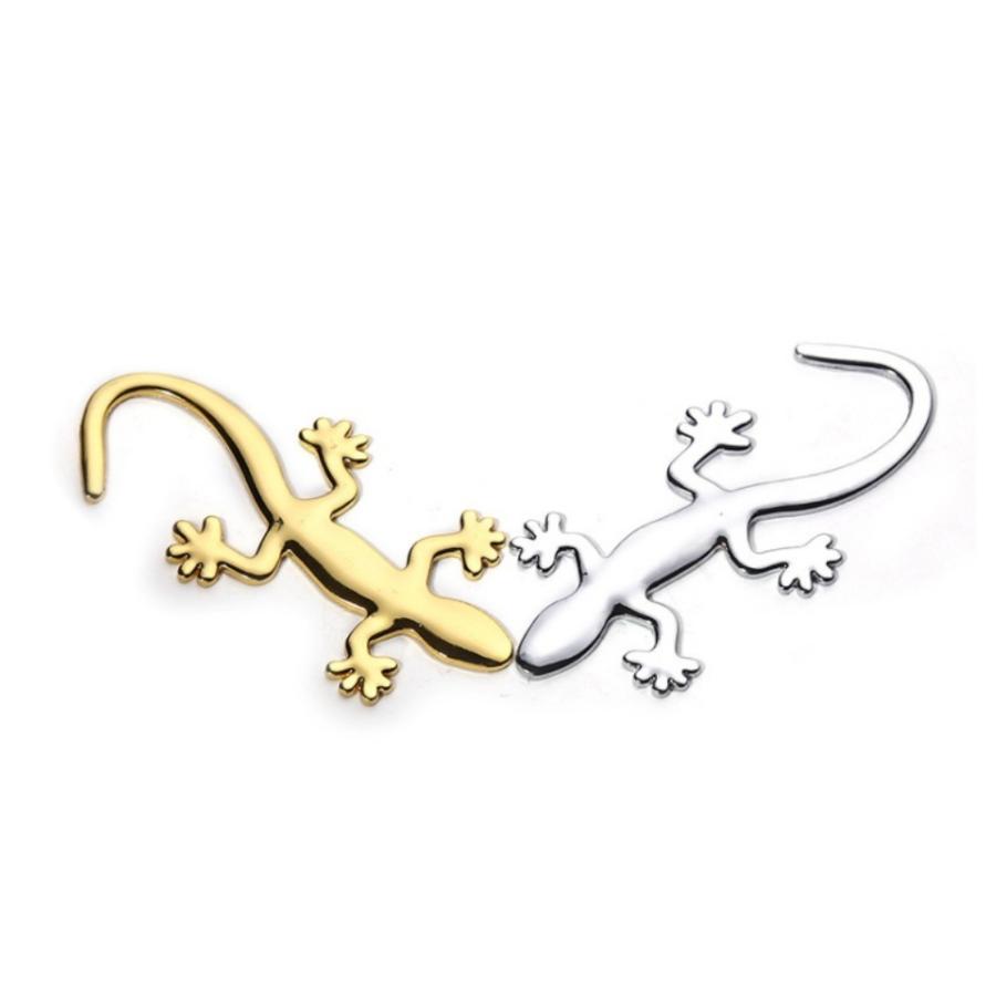 ヤモリ トカゲ エンブレム ステッカー ドレスアップ 車 金 銀 ゴールド シルバー カスタム カー用品 1枚 : yamo : いろいろ雑貨 - 通販 - Yahoo!ショッピング