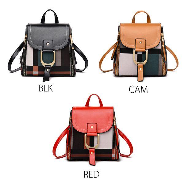 パッチワーク風で独創的な見た目がおしゃれ ミニリュックサック ショルダーバッグ リュック VA004 レディースバッグ 送料無料 : 腕時計 ...