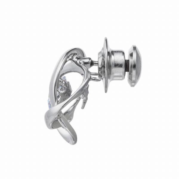 Crossfor NewYork 取寄品 New York クロスフォー NY-T012 Loop 2 ループ タイニーピン ブローチ シルバー ピンブローチ レディース アクセサリー ...