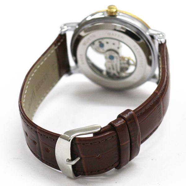 自動巻き腕時計 シンプル機能のフルスケルトンデザイン ゴールドケース 革ベルト 機械式腕時計 WSA002-GDS メンズ腕時計 送料無料 : 腕時計アパレル雑貨小物のSP - 通販 ...