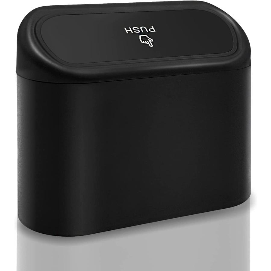 Haotao 車用ゴミ箱 小型 ごみ箱 引っ掛け式 ダストボックス 後部座席 助手席 収納ケース 倒れない 小物入れ コンパクト 防水 ABS ...