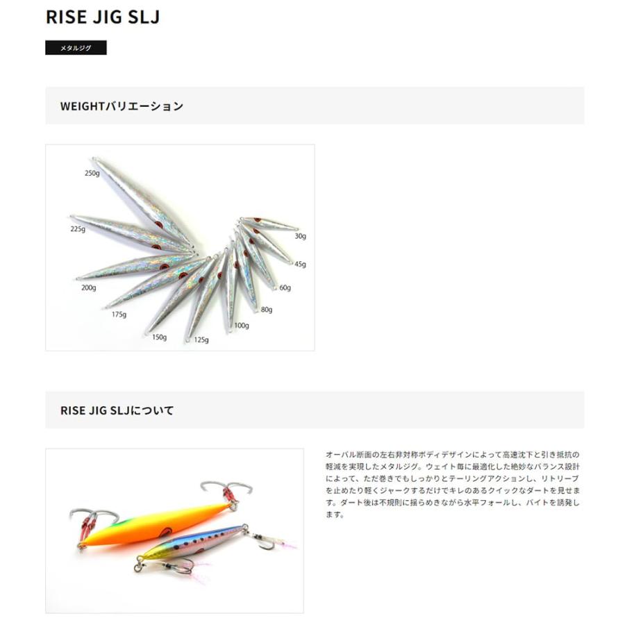 ライズジャパン(RISE JAPAN) ライズジグ SLJ 80g RJ10 イカグロードット : Vast Forest - 通販 - Yahoo!ショッピング