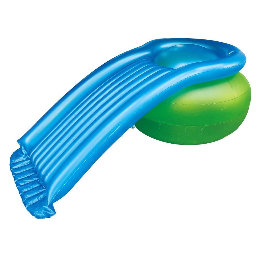 イガラシ ウォーターシャワースライダー 254×116×78cm(膨らましサイズ) シャワー付き 大・小 空気栓付 PAB-SLV BL/GR : Vast Forest - 通販 ...