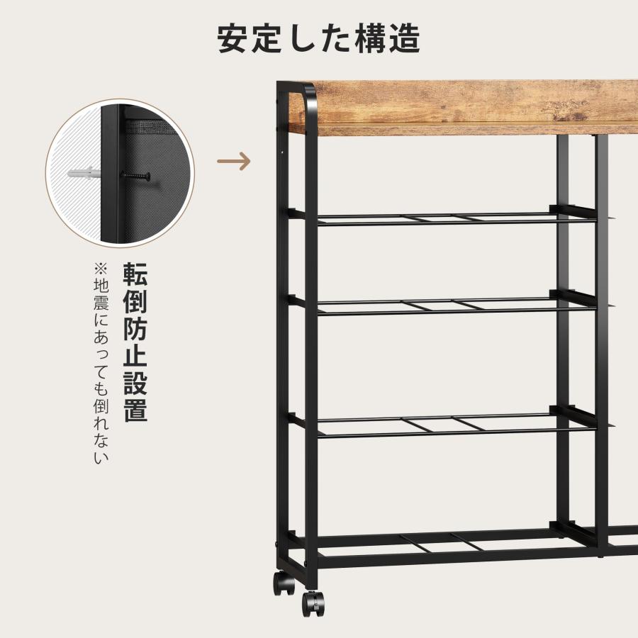 YeTom タンス チェスト 4段9杯 収納 おしゃれ キャスター付き 衣装 洋服タンス 大容量 洋服収納 リビング 洗面所 脱衣所 棚 衣類チ : Vast Forest - 通販 ...