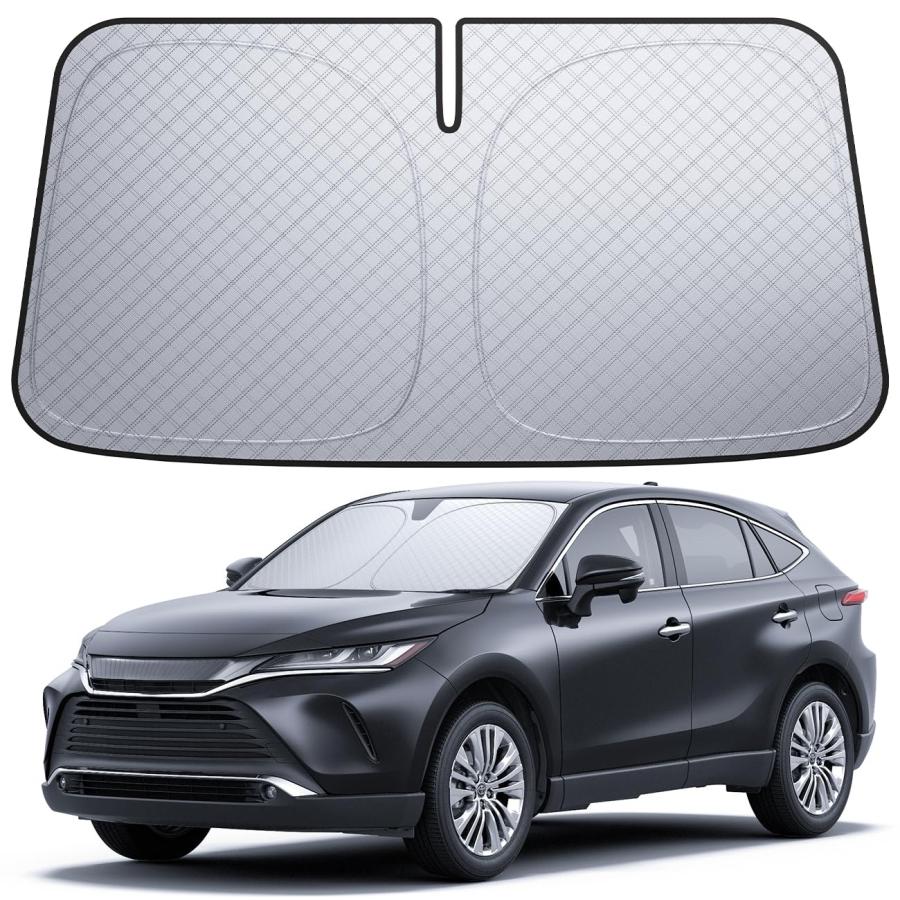 【6層断熱素材】 Lamicall トヨタ ハリアー 80系 フロントガラス サンシェード: 車サンシェード 日除け 車 クルマ フロントサンシェード : Vast Forest - 通販 ...