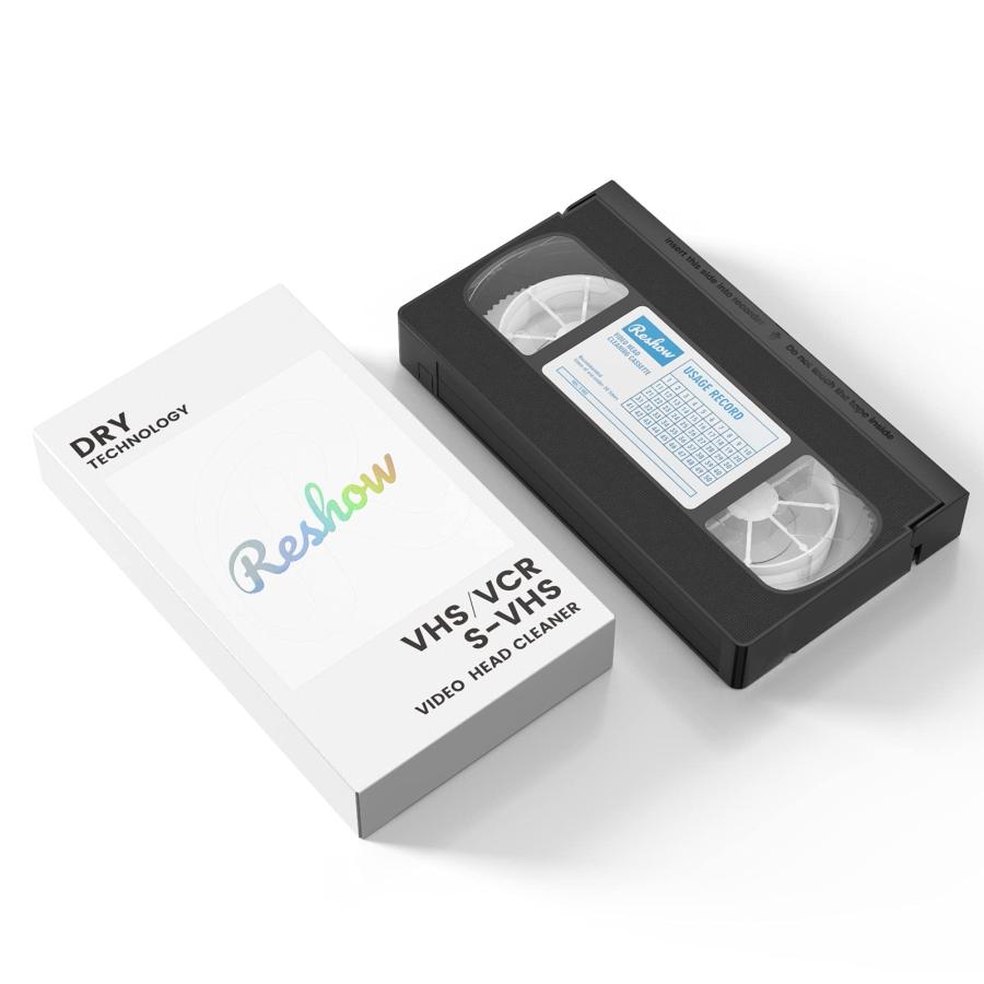 Reshow VHS/VCRプレーヤー用クリーンテープ ドライテクノロジー 液体不要 30回まで再利用可能 : Vast Forest - 通販 - Yahoo!ショッピング